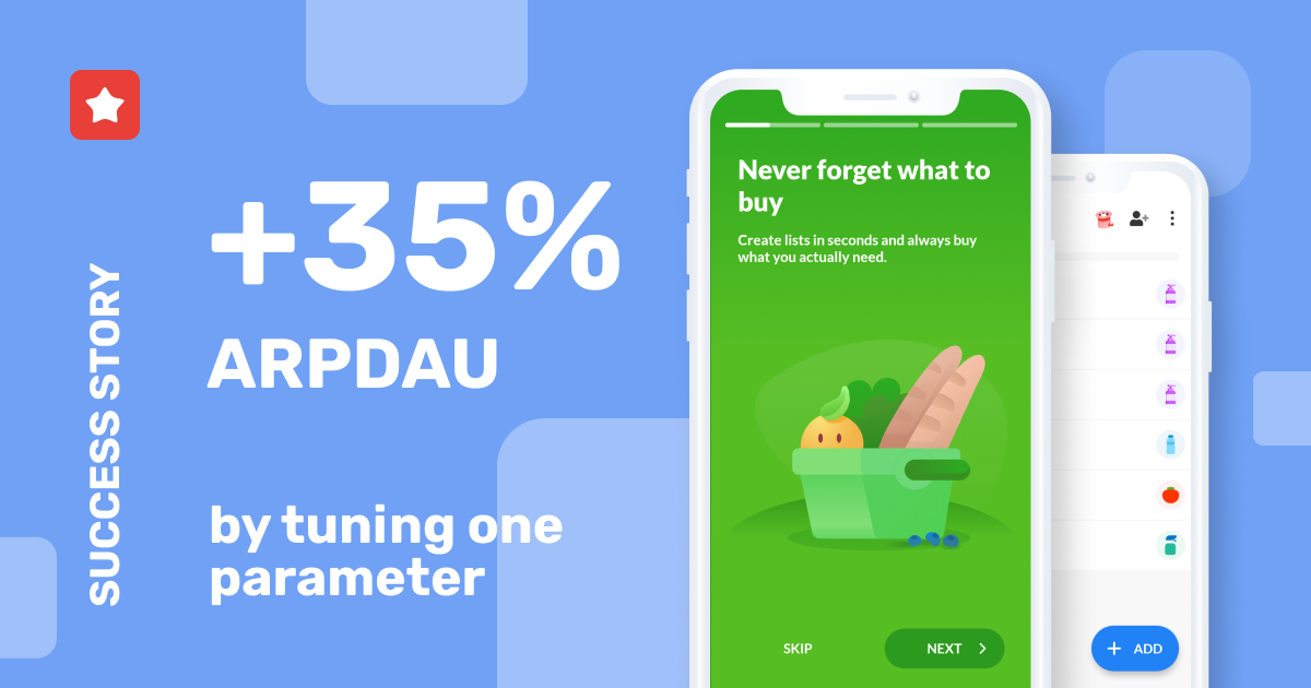 +35% ARPDAU Within A Month By Tuning One Parameter – Listonic Success – Appodeal