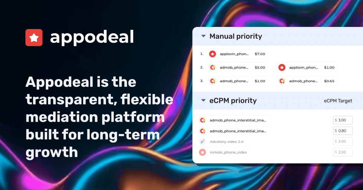 Transparent, Flexible Mediation Platform – Appodeal
